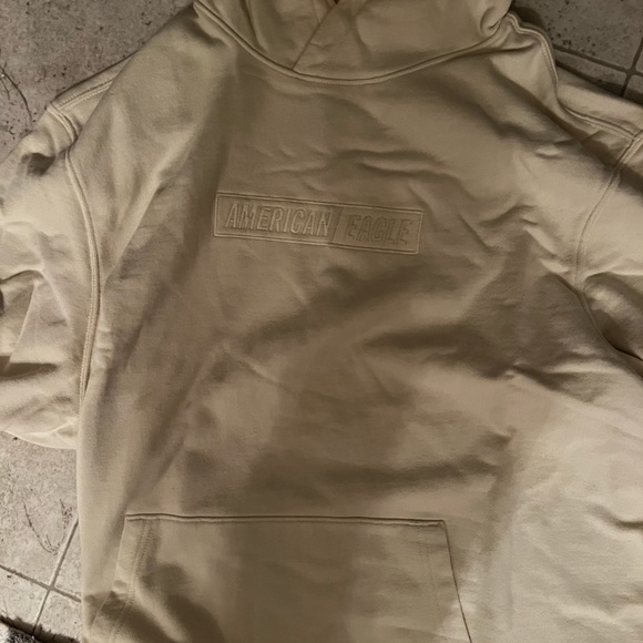 American Eagle Outfitters | Shirts | Mens Xxl Bone Color Hoodie | Poshmark